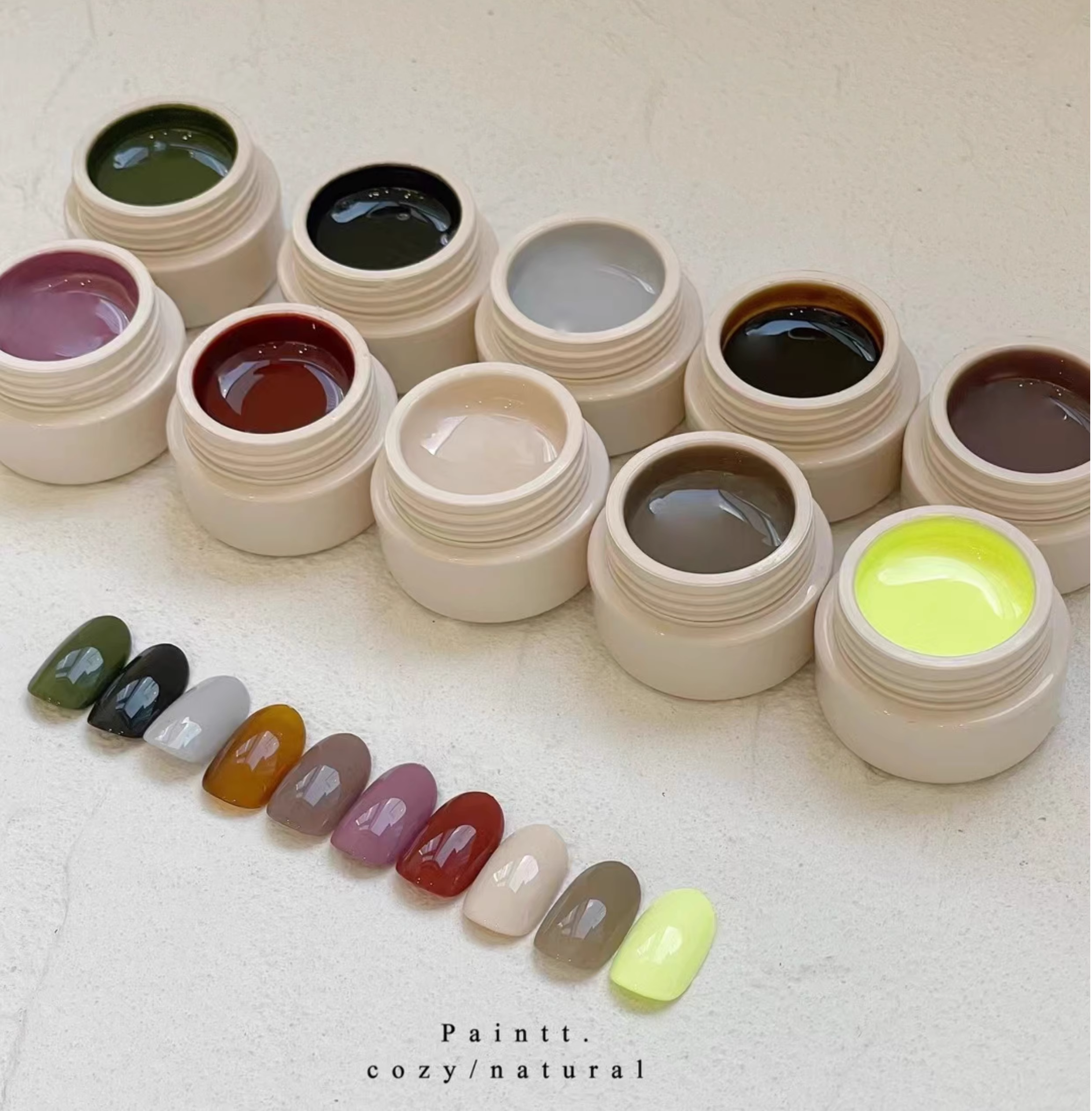 Paintt. Color Gel – Solid & Sheer Colors [P041-P060] 5g – Elephant ...