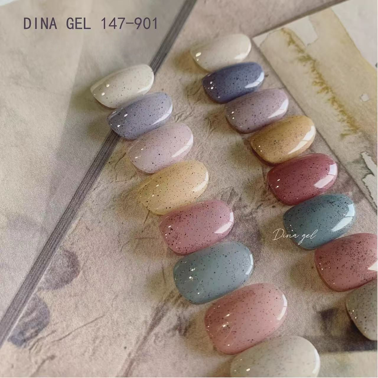 Dina Gel Candy Sand Series Color Gel [147-152 & 900-901] – Elephant ...